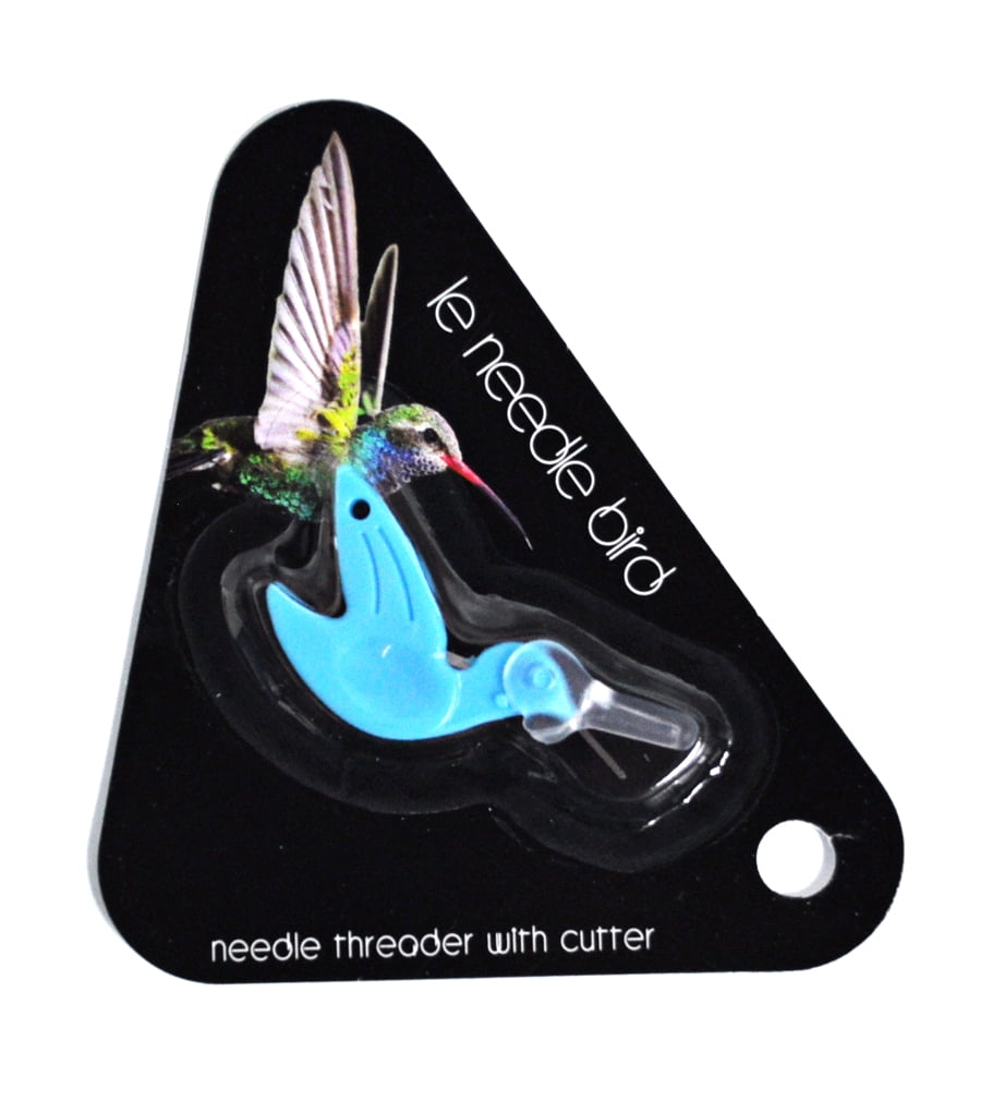 Sew Tasty Blue Humming Bird Needle Threader with Cutter - Walmart.com