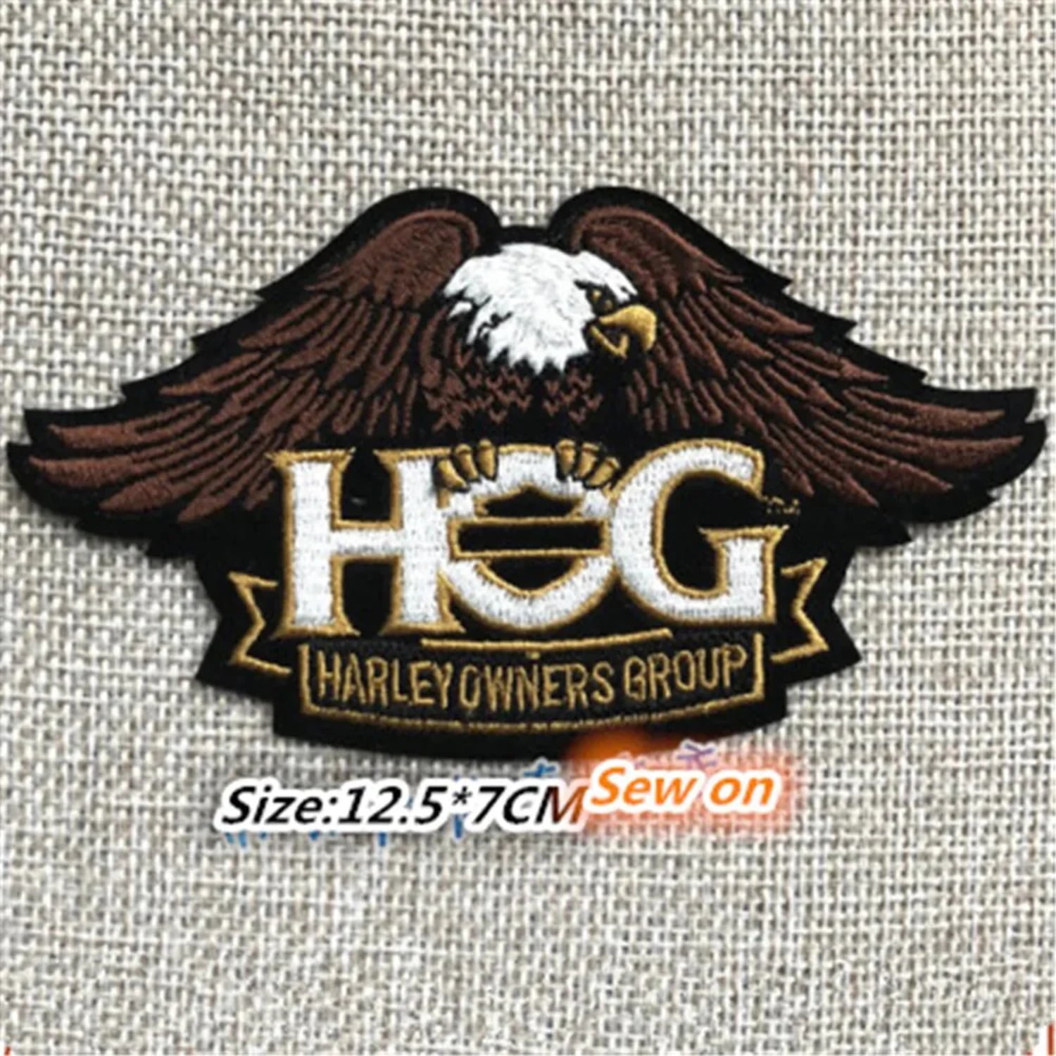 Sew on Clothes Embroidery Patches Tiger head Badges T-shirt Down Jacket ...