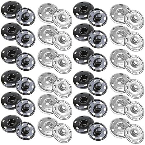 Sew on Snap Button Metal Fasten Press Button for Sewing Clothing ...