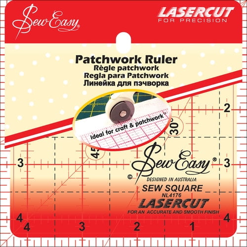 SewEasy Square Quilt Ruler, 4.5" - Walmart.com