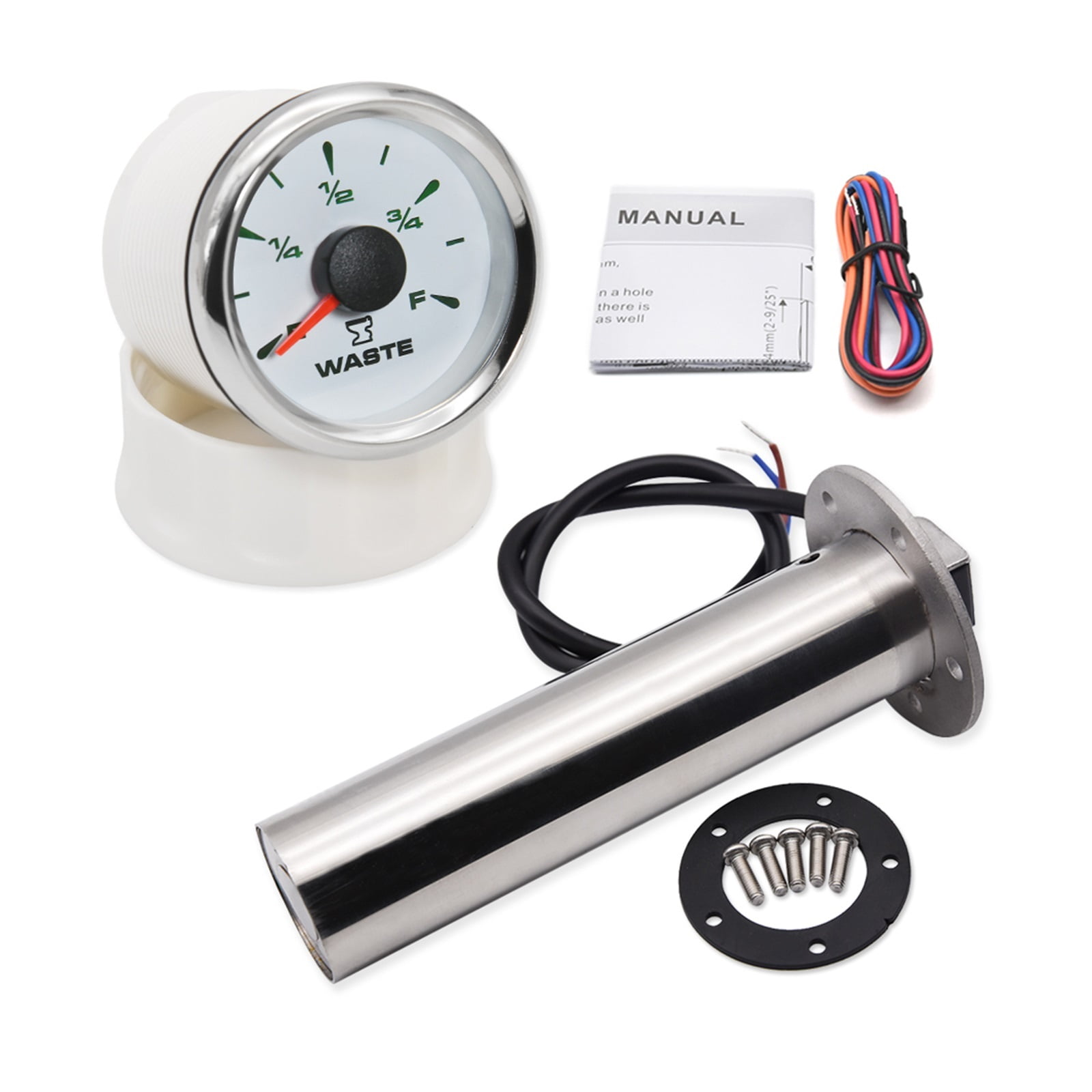 Sewage Level Gauge With 0-190 Ohm Sewage Level Sensor Water Level ...