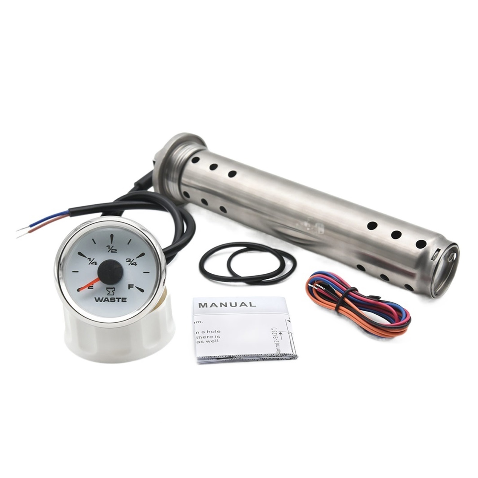 Sewage Level Gauge With Sensor 52mm Boat Holding Tank Level Gauge 8 ...