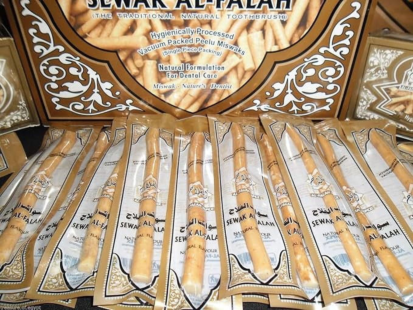 Sewak Al-Falah: Miswak (Traditional Natural Toothbrush) (10 Pack) by ...