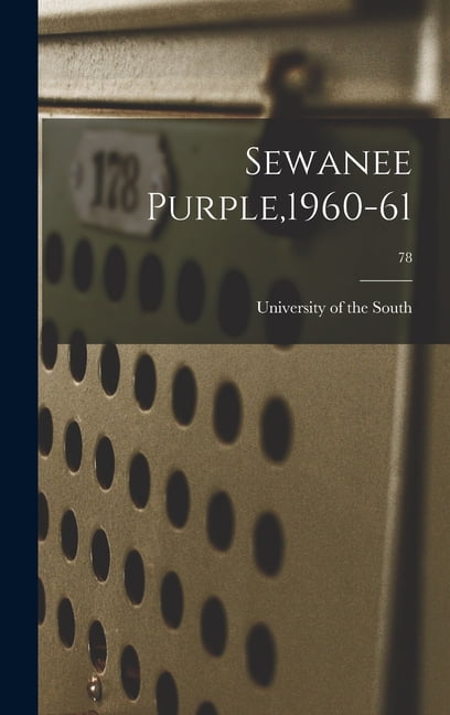 Sewanee Purple,1960-61; 78, (Hardcover) - Walmart.com
