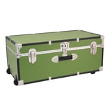 Seward Trunk, 30" Storage Chest with Wheels & Lock, Olive Grove ...