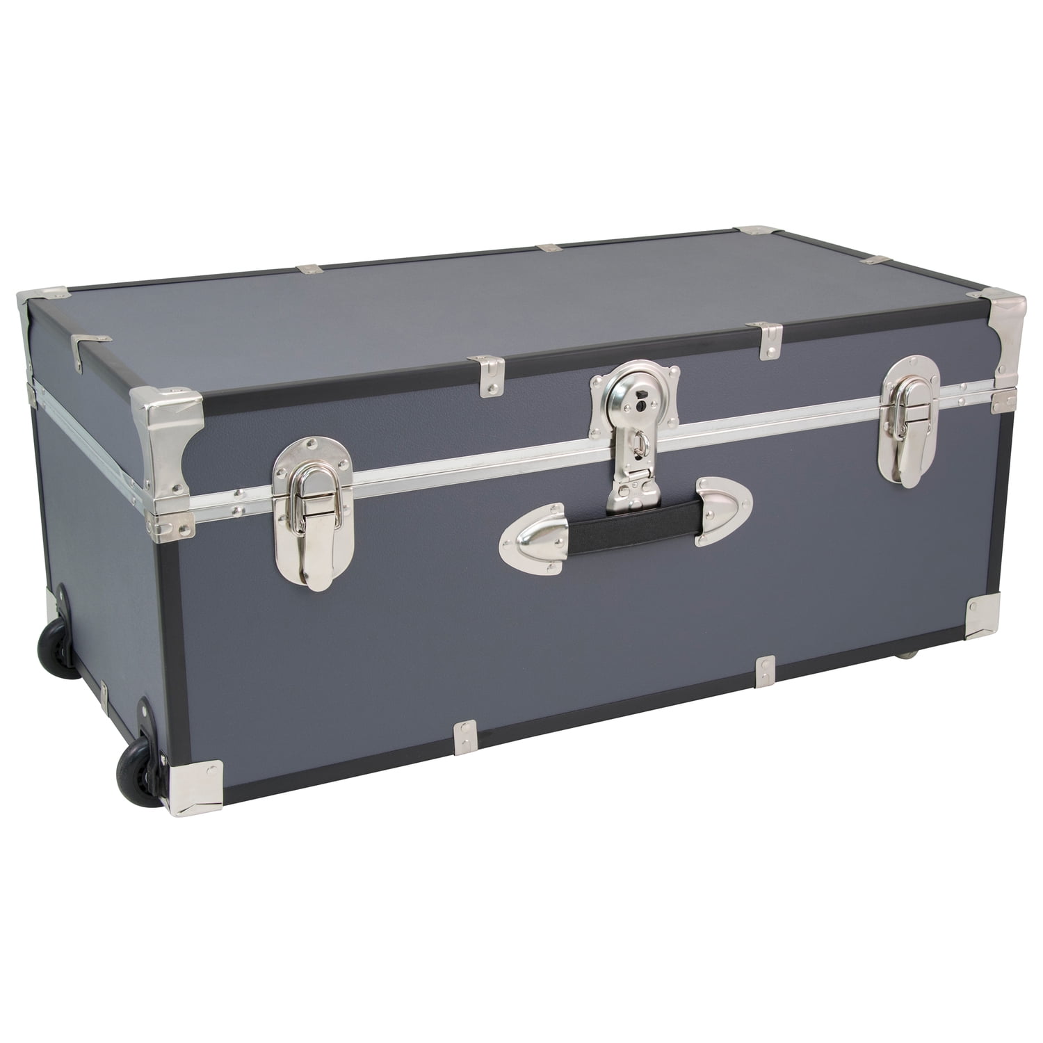 Seward Trunk Rover 30 in. Lockable Storage Trunk with Wheels for Dorm ...