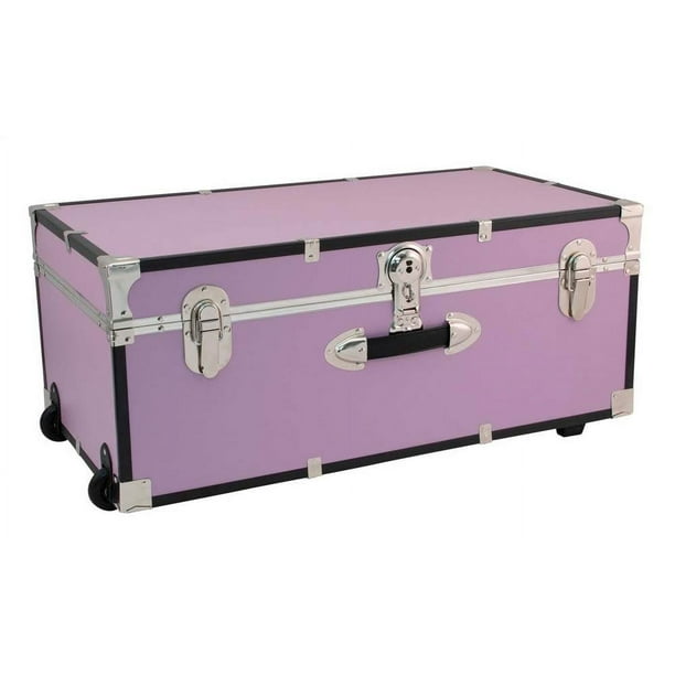 Seward Trunks 30" Trunk with Wheels and Lock in Orchid Pink - Walmart.com