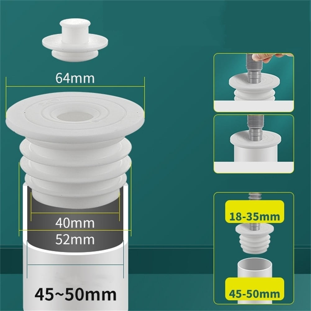 Sewer Anti-odor Floor Drain Pipe Seal Washing Machine Silicone Sealing ...