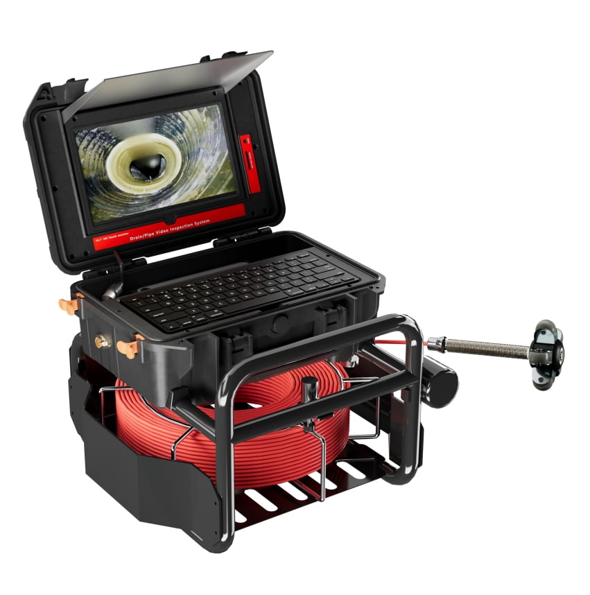 Sewer Camera Self Leveling,165ft Drain Pipe Cameras,Pipe Borescope ...