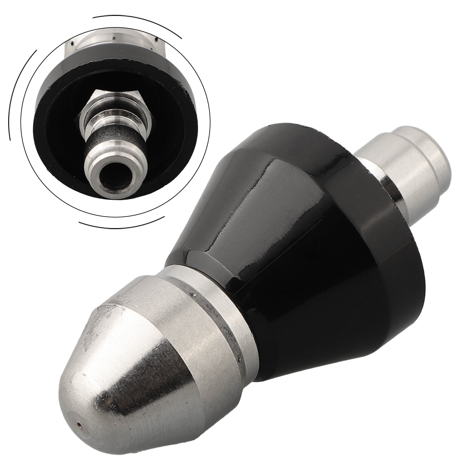 Sewer Cleaning Tool 1/4\'\' High Pressure Drain Nozzle 5000psi Sewer ...