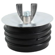 4 in. Flexible PVC Pipe Cap with Stainless Steel clamps - Walmart.com