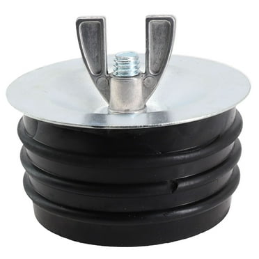 4 in. Flexible PVC Pipe Cap with Stainless Steel clamps - Walmart.com