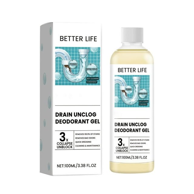 Sewer Dredging Deodorization Gel 100ml Kitchen Toilet Cleaning Strong ...