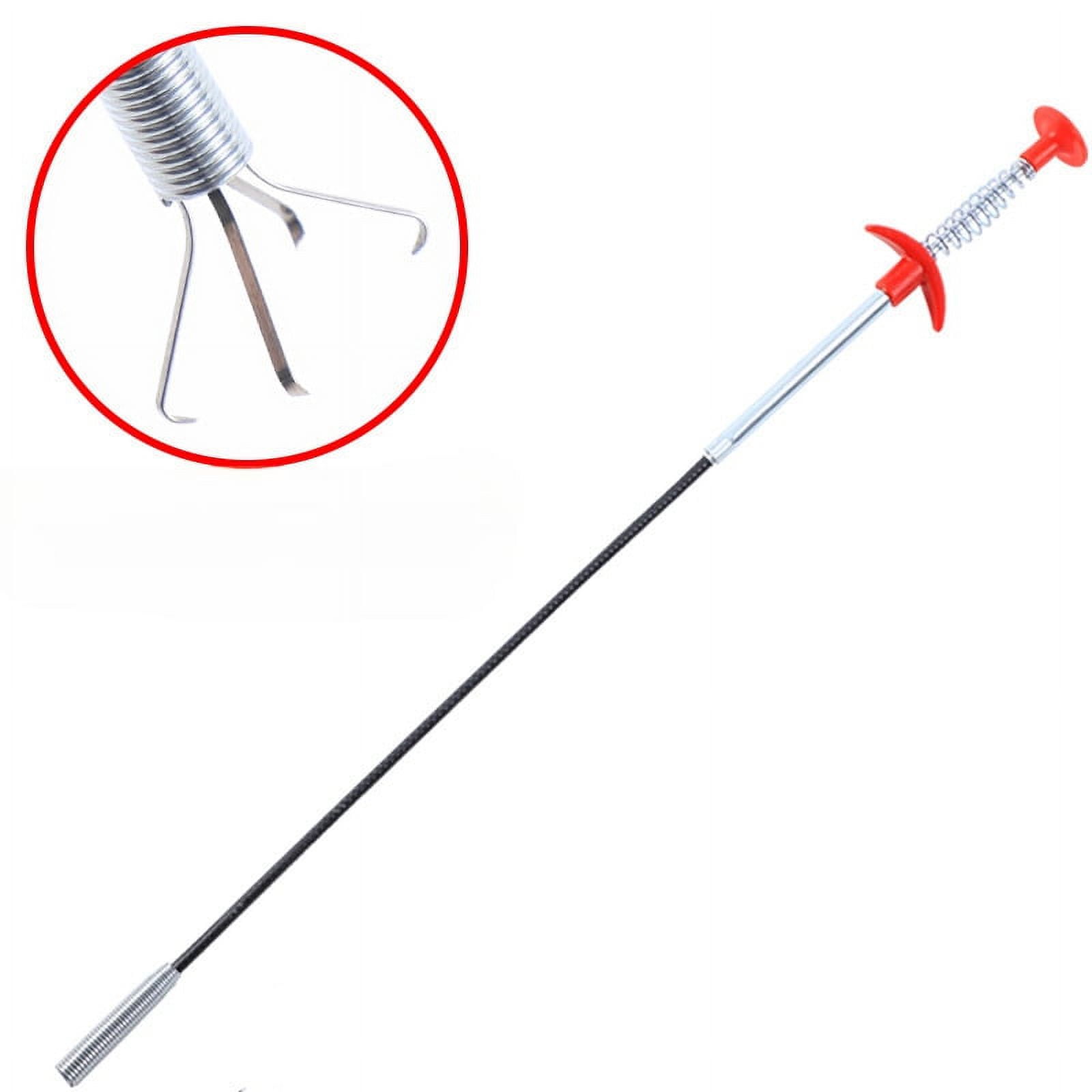 Sewer Dredging Hair Grapple Pipe Toilet Foreign Body Clip Claw Floor Drain Four Claw Extractor ...