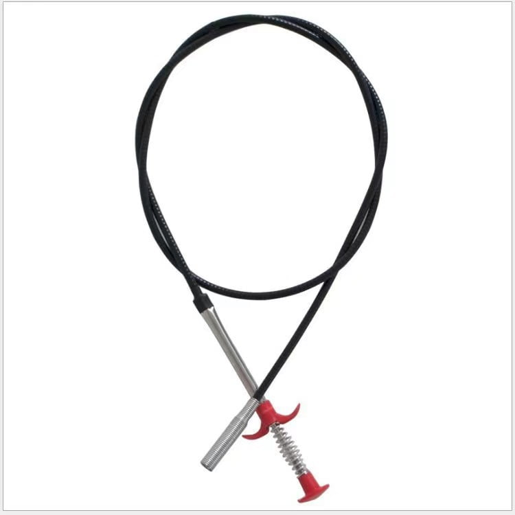 Sewer Dredging Hair Grapple Pipe Toilet Foreign Body Clip Claw Floor Drain Four Claw Extractor ...