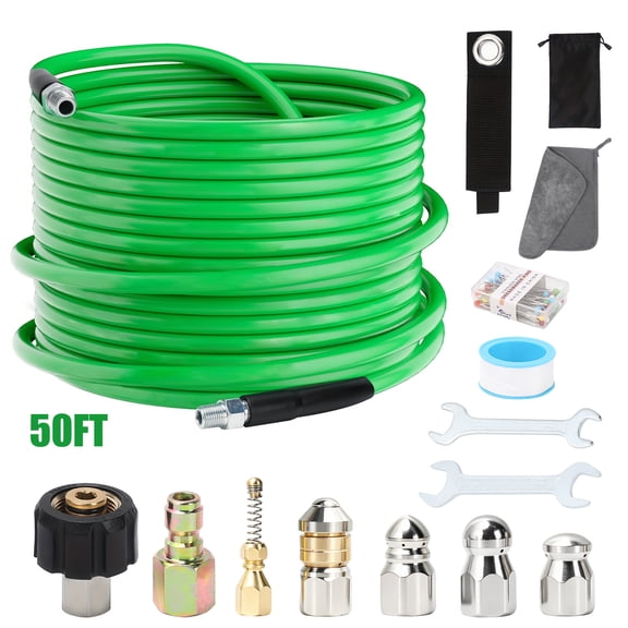 Washer Sewer Nozzle, Pipeline Cleaner, Multi Orifice Dual Angle Jet ...
