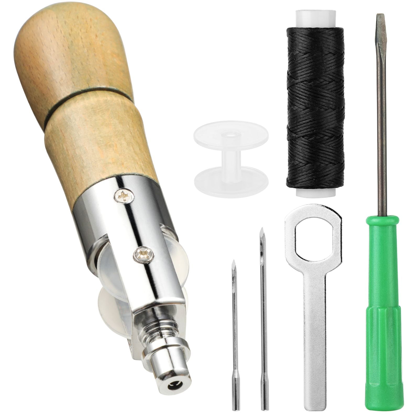 Sewing Awl Kit, Handheld Leather Sewing Tool, 8 Pcs Repair Stitch Tool ...