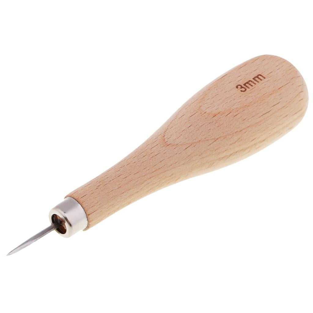 Sewing Awl Leather Awl Awl With Beechwood , 3mm - Walmart.com