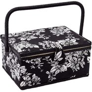 Dritz Large Sewing Basket Kit, Pink & Orange - Walmart.com