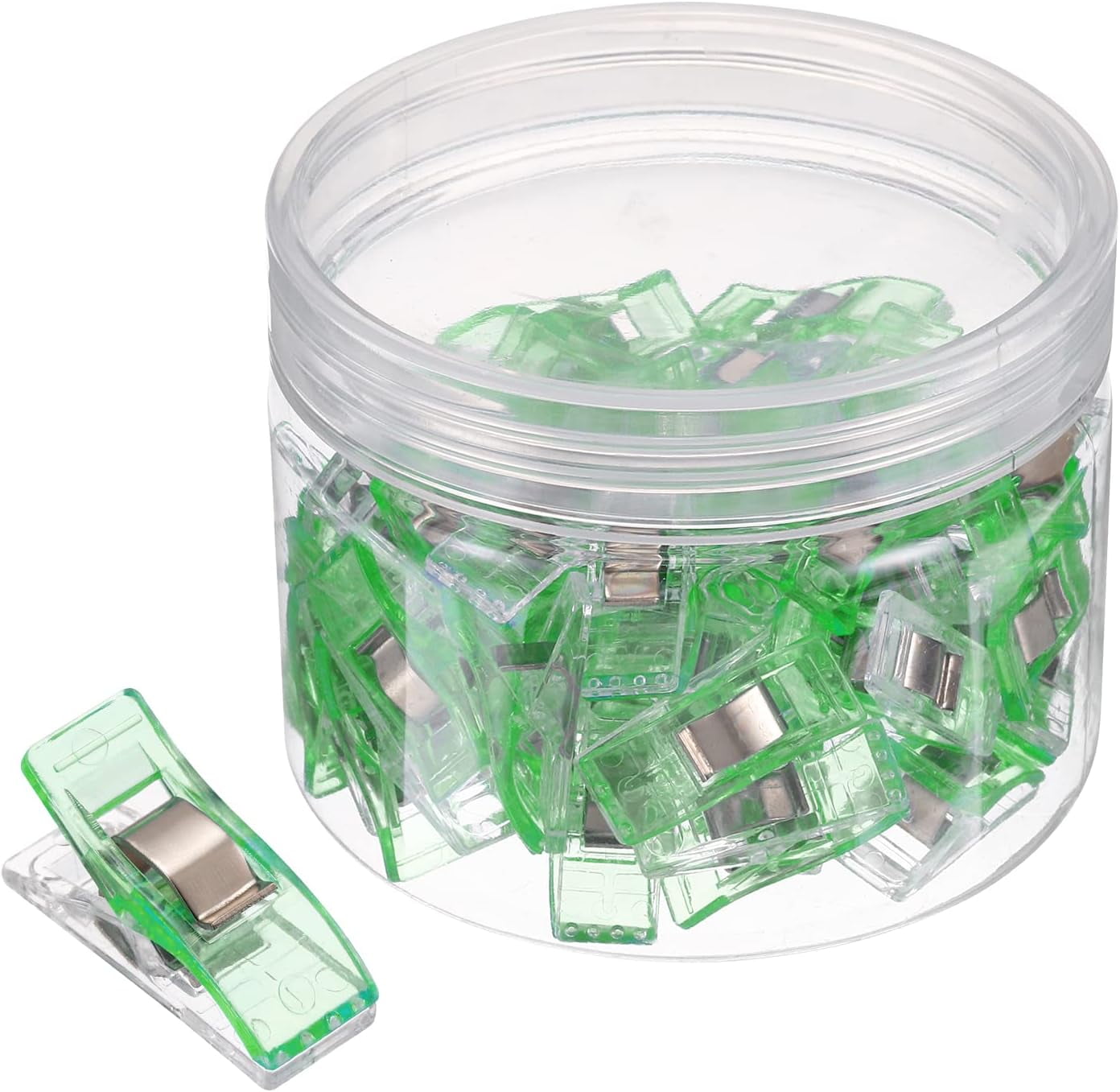 Sewing Clips with Box, 50 Pack Fabric Quilting Binding Clamps for Art ...