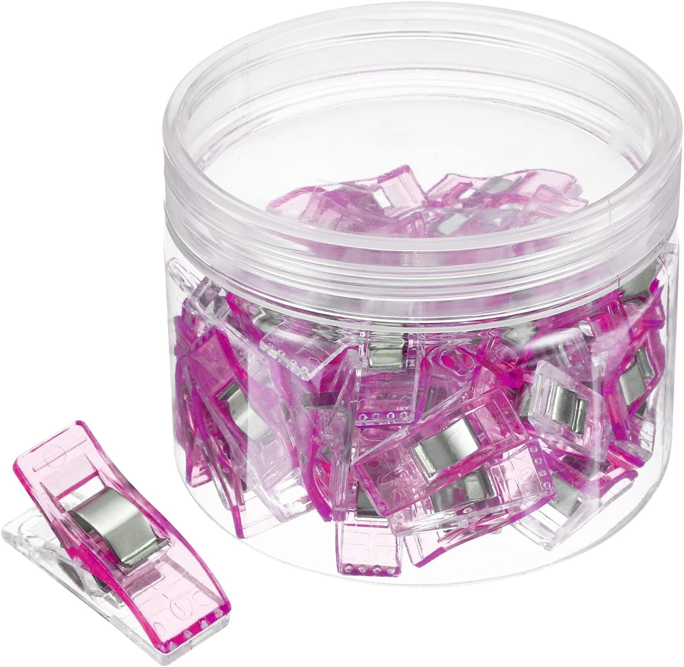 Sewing Clips with Box, 50 Pack Fabric Quilting Binding Clamps for Art ...