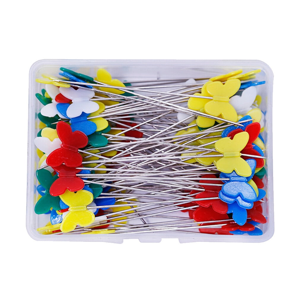 DEEPCRAFF Flower Stems for Crafting Head Pin Assorted Color Sewing ...