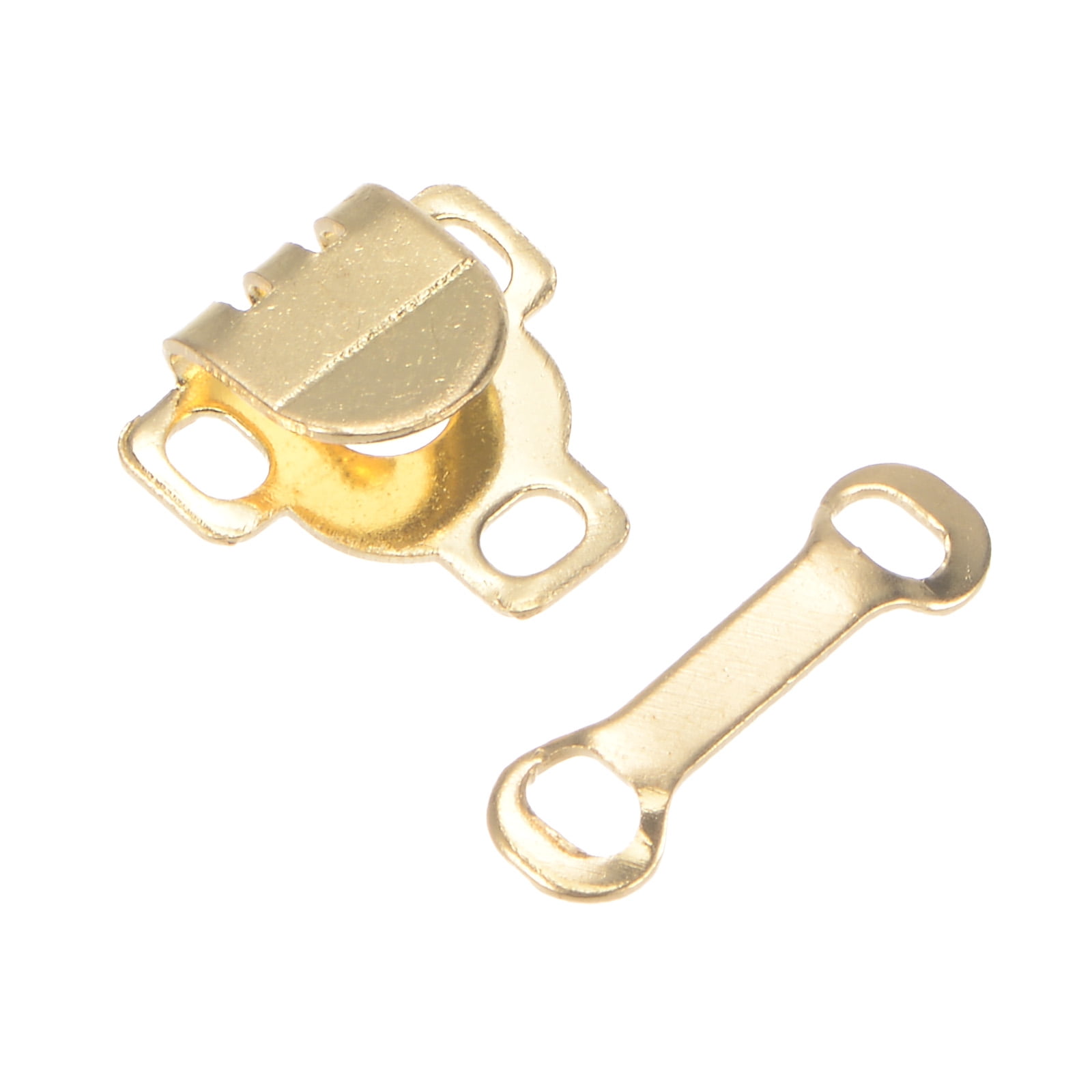 Sewing Hooks and Eyes Closure Set Copper for Trousers DIY, Golden, 10 ...