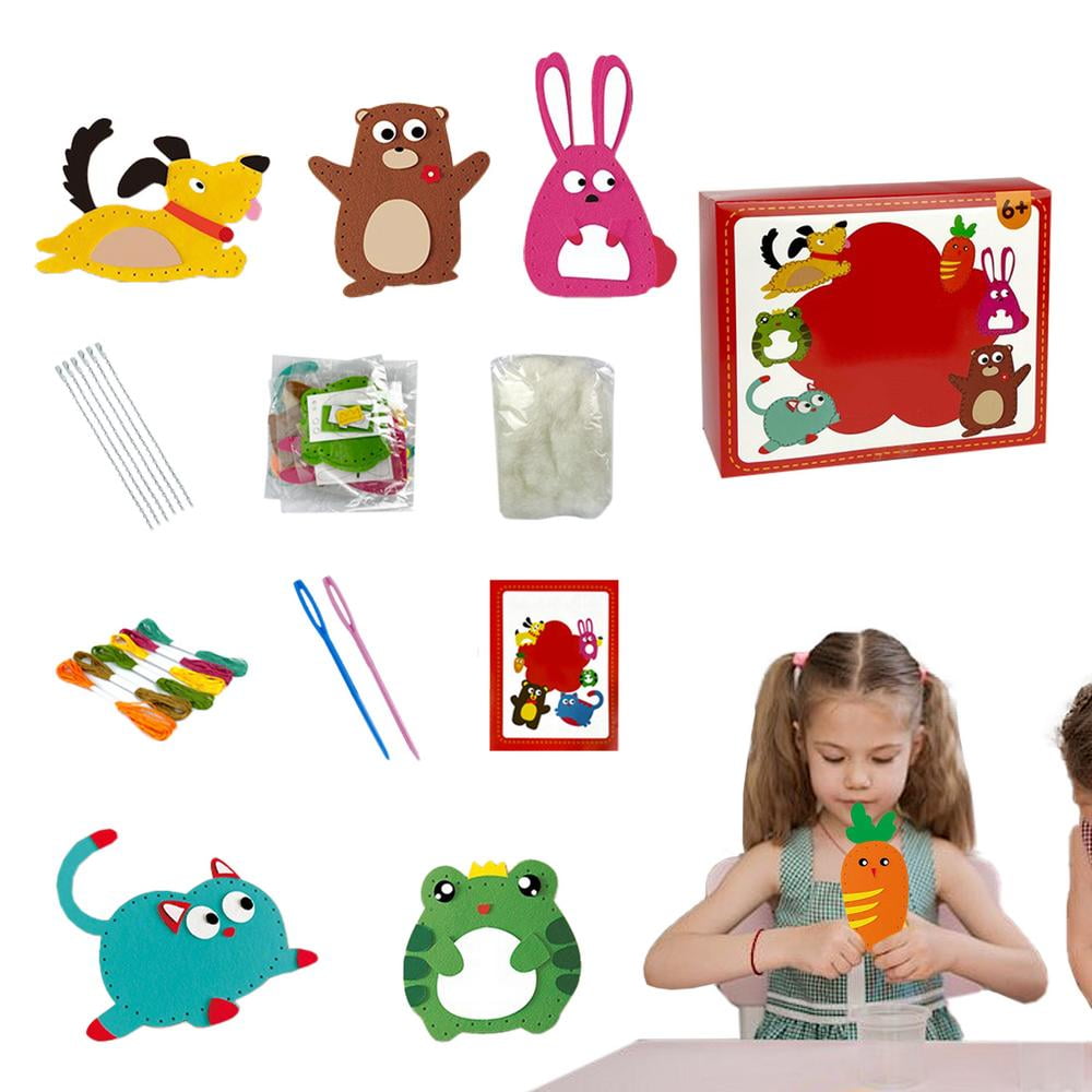 Sewing for Kids Animal Sewing Crafts Kit Fun and Educational Animal ...