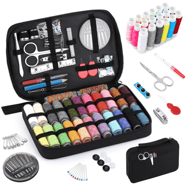 JingChun Sewing Kit Magnetic, Needle and Thread Kit with Sewing ...