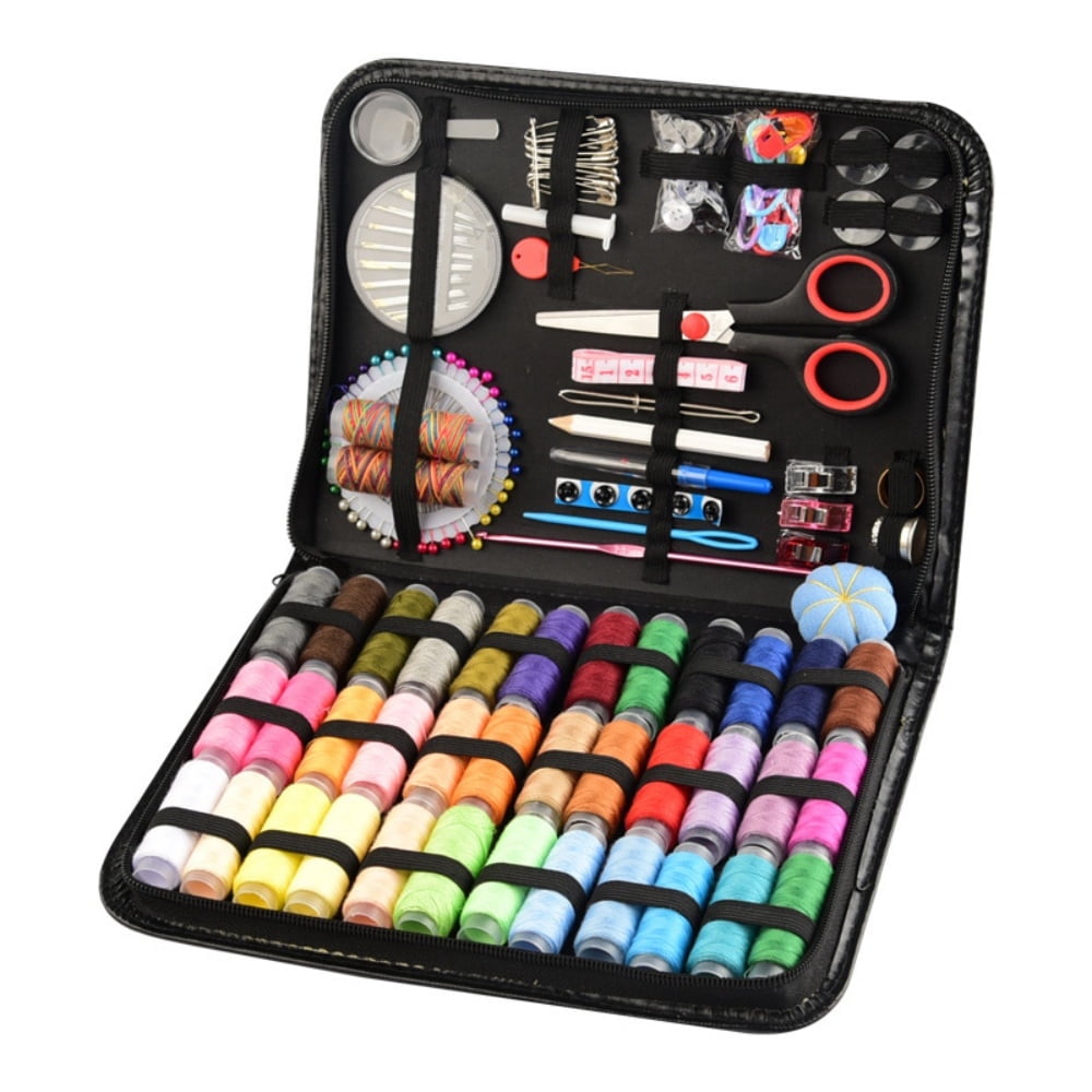 Sewing Kit Basic, Dingrich 183 Pcs Sewing Kit with Storage Bag ...