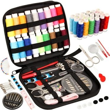 Bangcool Complete Starter Sewing Kit with Durable Wooden Box, Hand ...