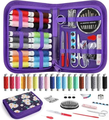 Sewing Kit Gifts for Grandma Mom Adults Beginner Kids Traveler ...