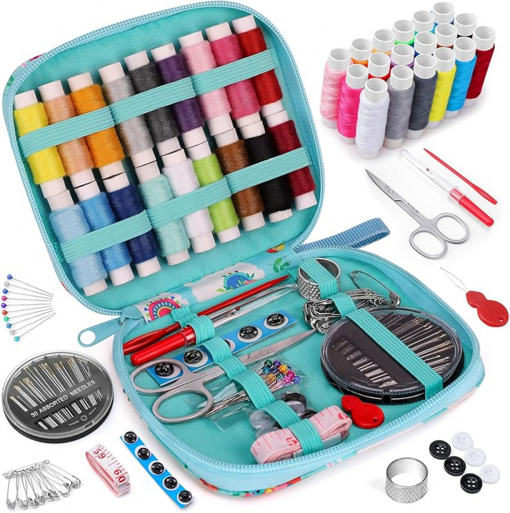 Sewing Kit Gifts for Grandma, Mom, Friend, Adults Beginner Kids ...