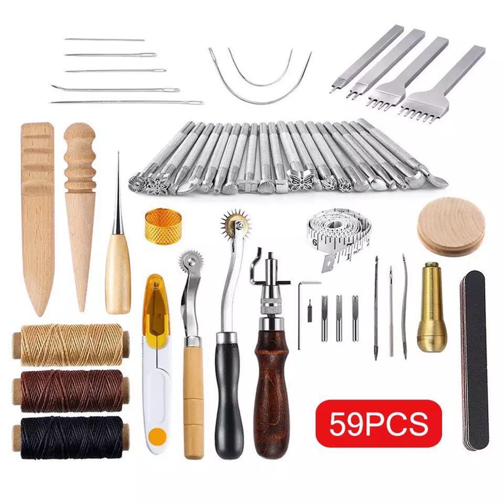 Sewing Kit,Hand Tool Kit Professional Leathercraft With Kit ...