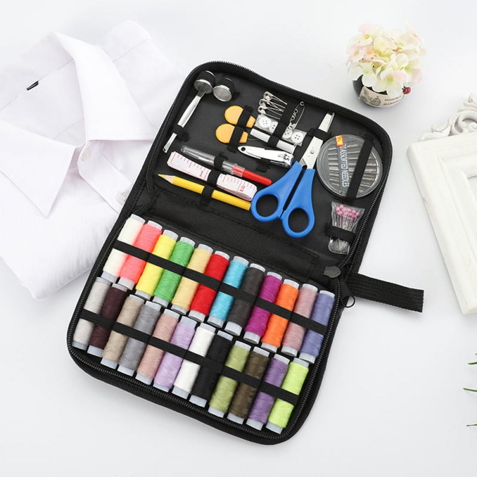 Sewing Kit, Portable Mini Sewing Kit for Beginner, Traveler and ...