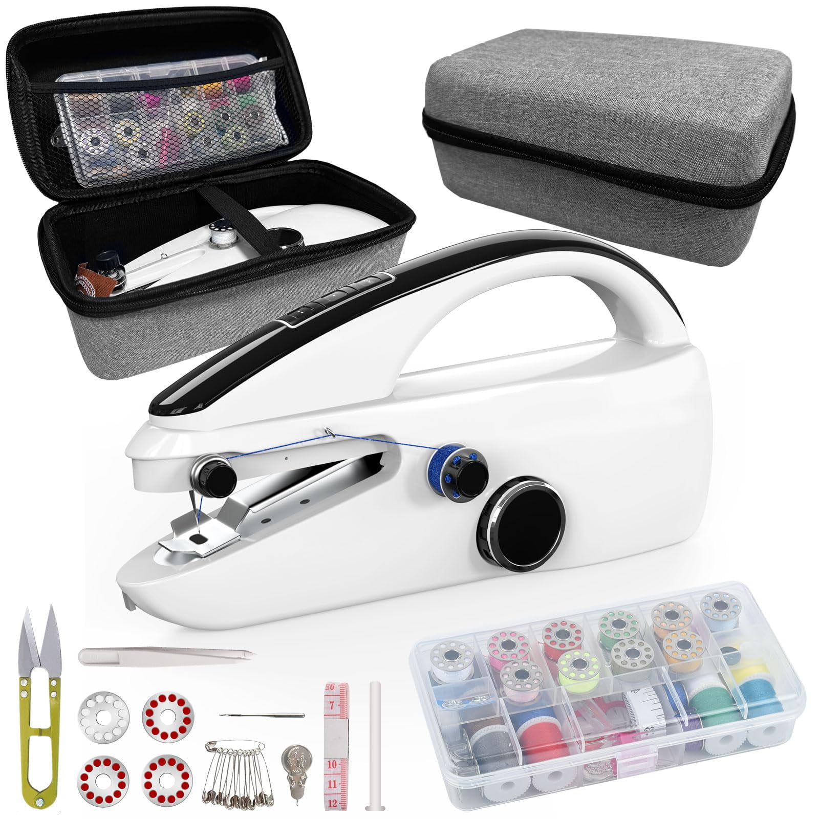 Sewing Kit:Sewing Bliss in one Box.Handheld Sewing Machine,Beginner's ...
