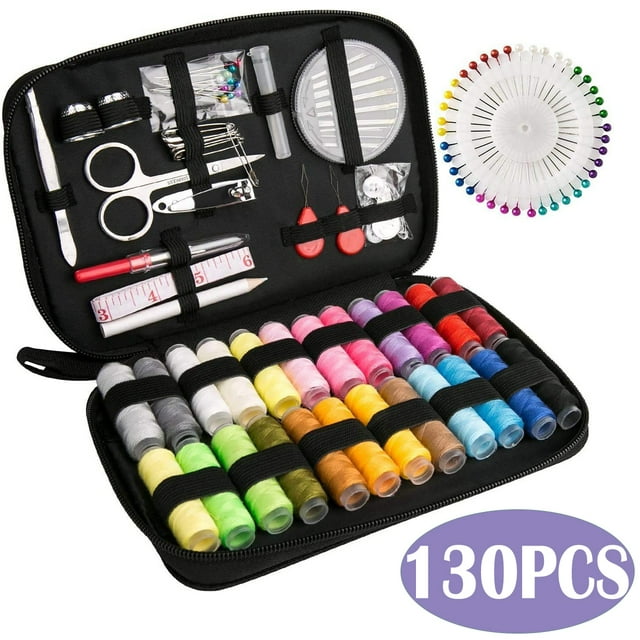 Sewing Kit with Case for Adults Beginners Sewing Supplies Filled Sewing ...
