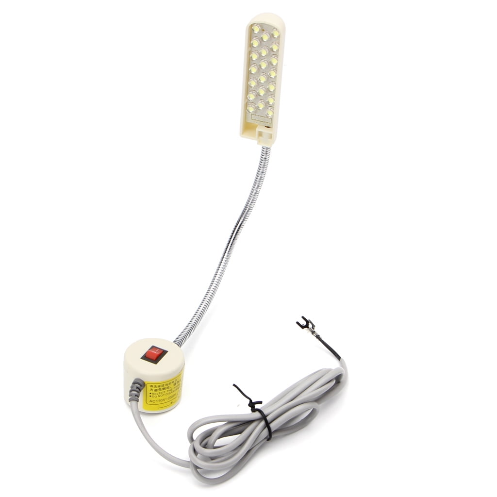 Sewing Machine 20 LED Magnetic Base Flexible Mounting Light Lighting ...