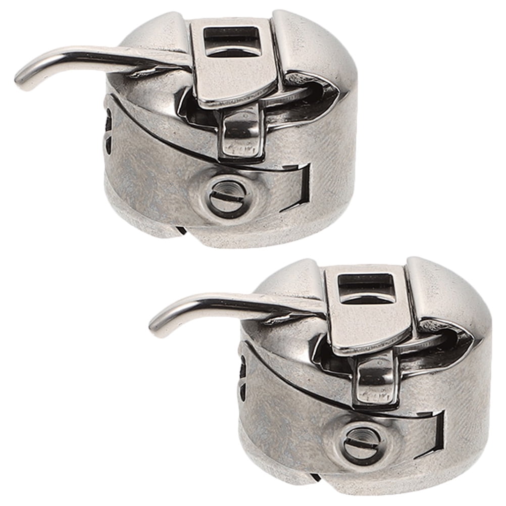 Sewing Machine Bobbin Case Bobbins Holder 2 Pcs Delicate Stainless ...