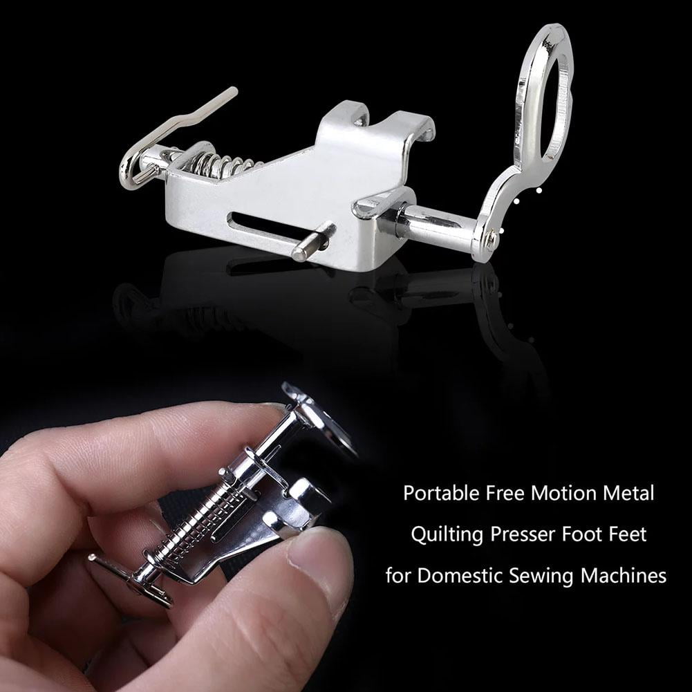 Sewing Machine Closed End Embroidery Presser Foot Silver ...