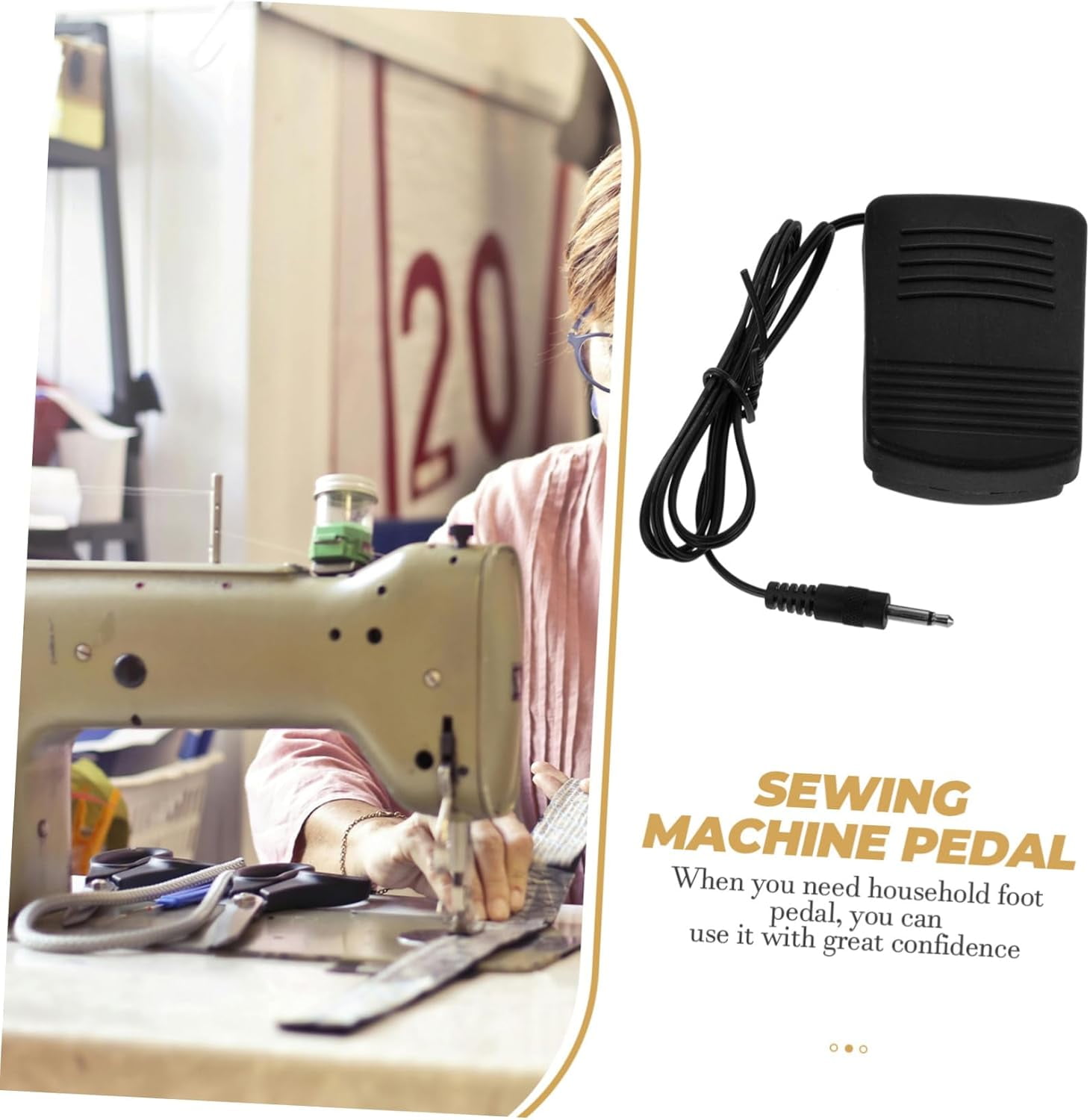 Sewing Machine Foot Pedal, Replacement Sewing Foot Pedal, Household ...
