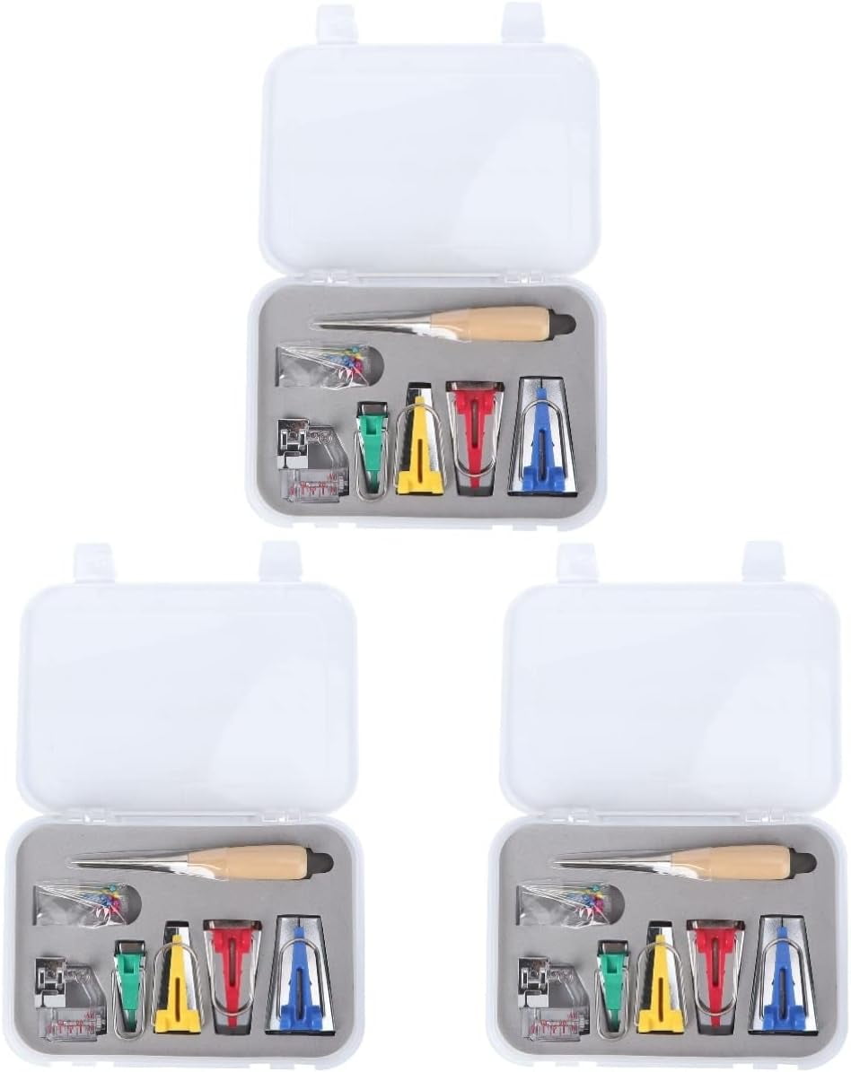 Sewing Machine Kit Quilting Kits 3pcs Box of Binding Foot Bias Tape ...