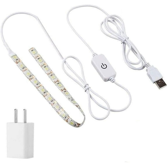 Sewing Machine LED Light Strip Light Kit 11.75inch DC5V Flexible USB ...