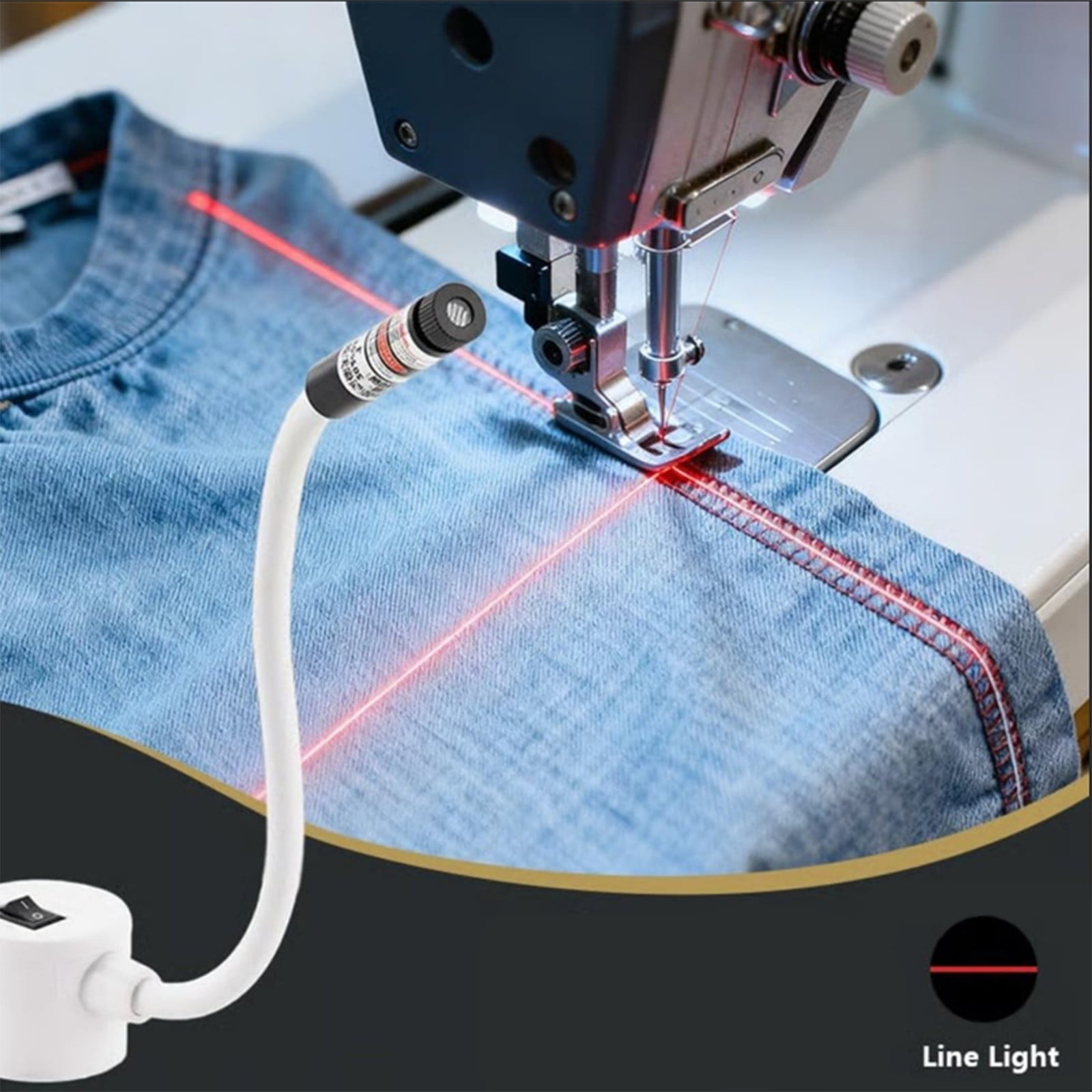 Sewing Machine Laser Guide Light 650Nm Beam Straight Line Positioning ...
