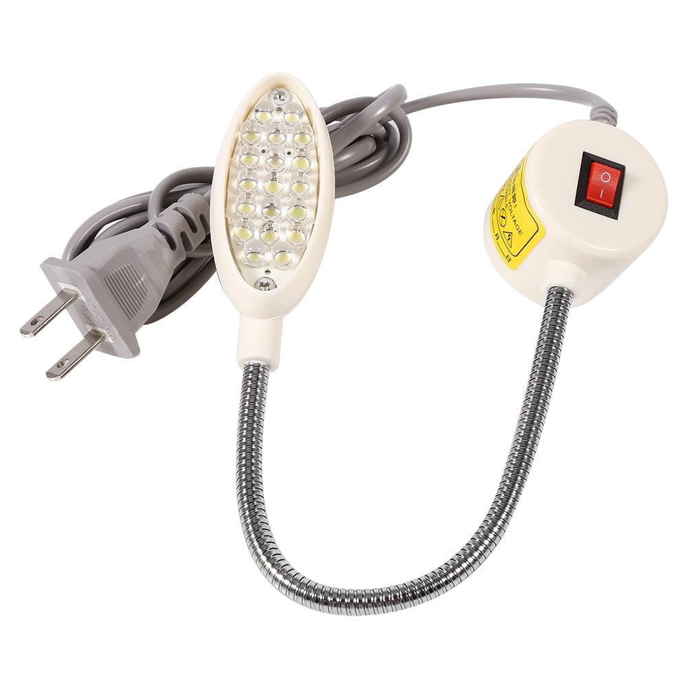 Sewing Machine Light Gooseneck Lamp Magnetic Base Switch Flexible ...