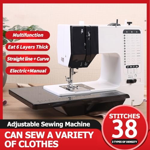 Sewing Machine, Mini Sewing Machine for Beginners and Kids, Portable ...