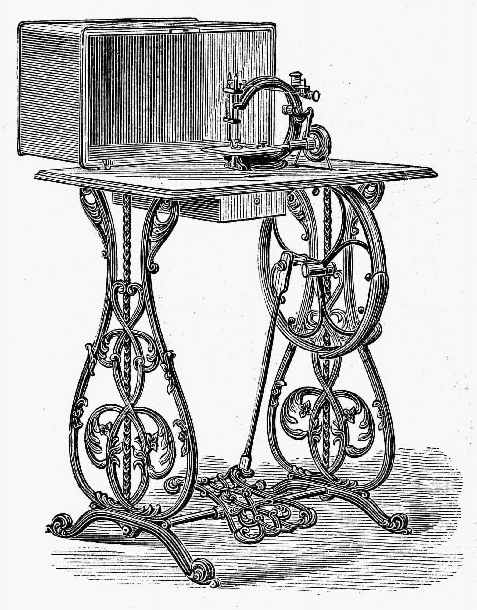 Sewing Machine. /Ndetails Of The Willcox & Gibbs Sewing Machine. Line ...