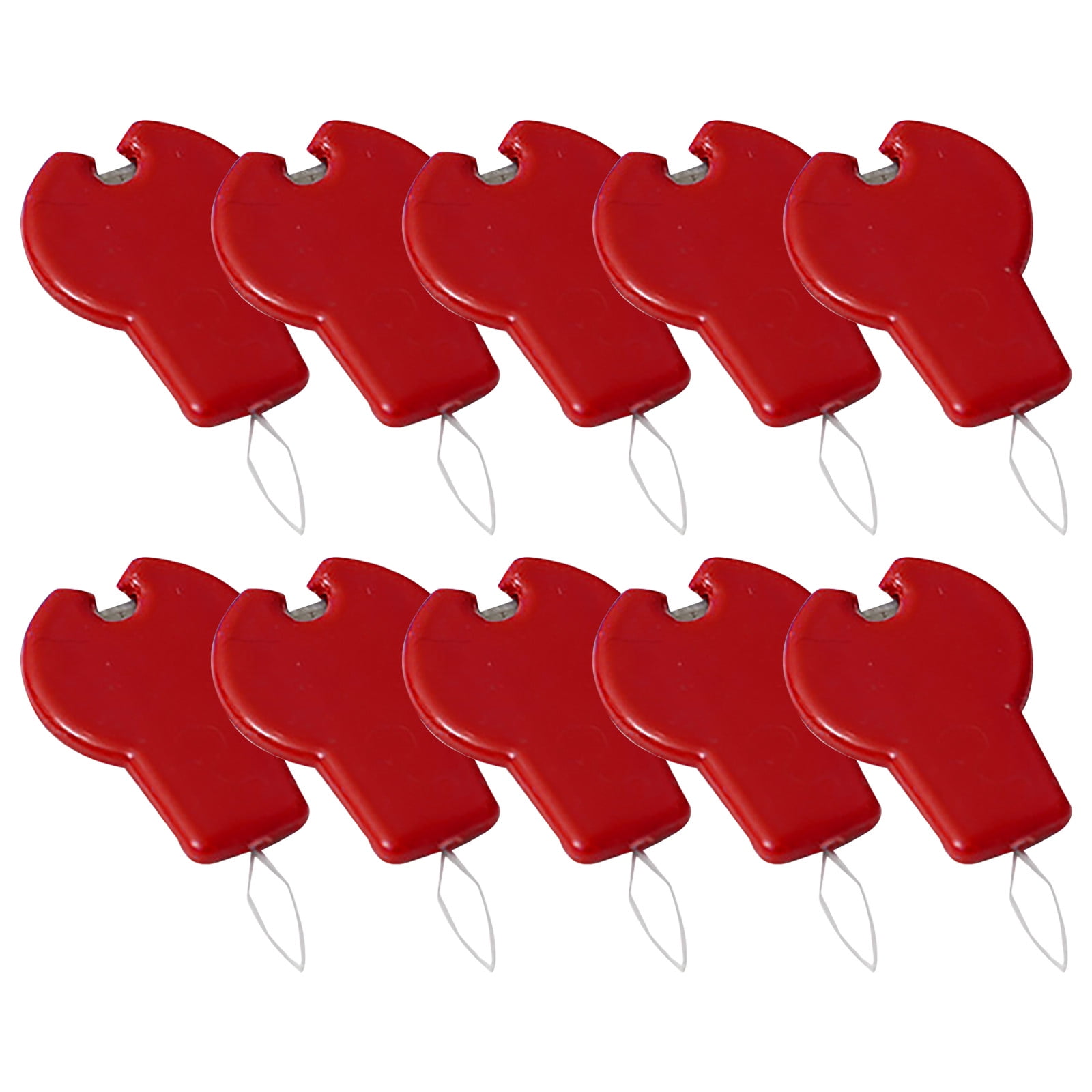 Sewing Machine Needle Threader Plastic 10-Piece Set Threader DIY Sewing ...