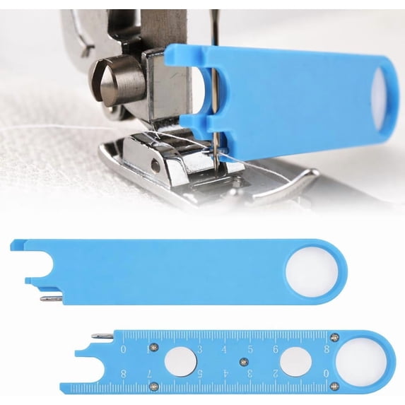 Sewing Machine Needle Threader Tool with Alignment Guide, Magnetic Back ...