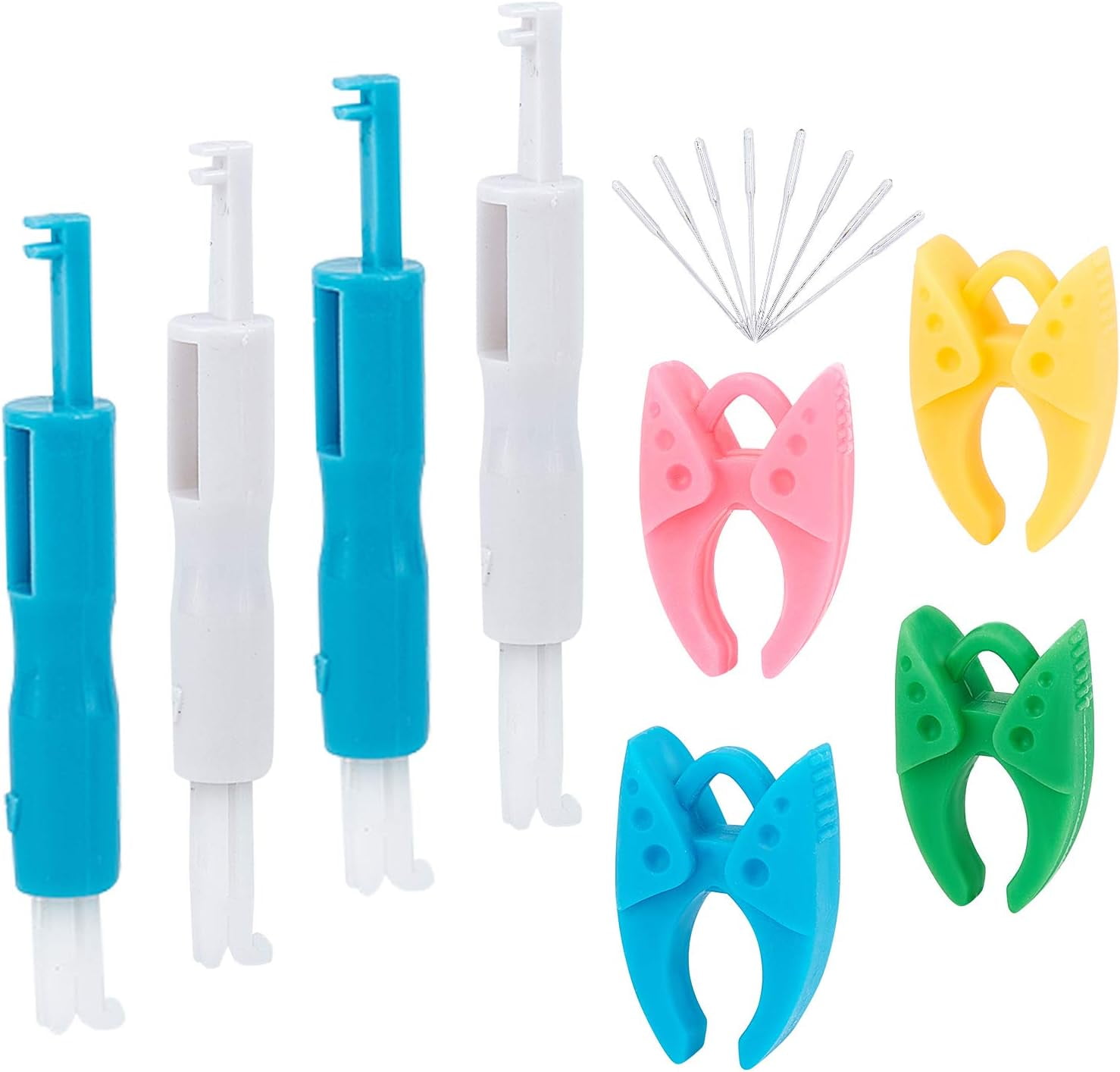 Sewing Machine Needle Threaders 4 pcs Sewing Needle Inserter Automatic ...